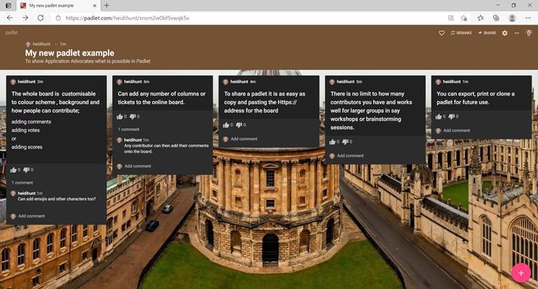 Applications Advocates - Padlet | IT Services